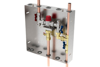 Aquablend: 1500 TMV - Lift Lever Thermal Flush - 350x350 SS Cabinet ...