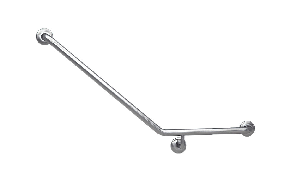 Wellbeing Grab Rail Ambulant 450 x 700mm 40° Bend - Right Hand – Enware