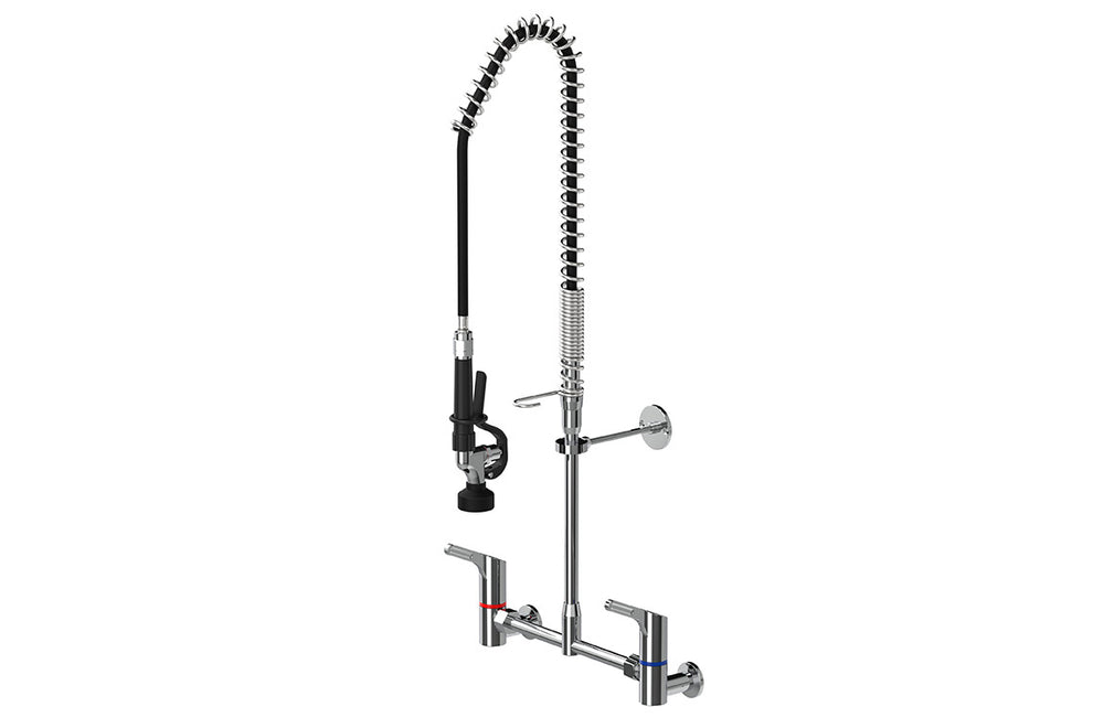 Food Service: Ultra Rinse Pre-Rinse Wall Exposed Mixer Assembly ...