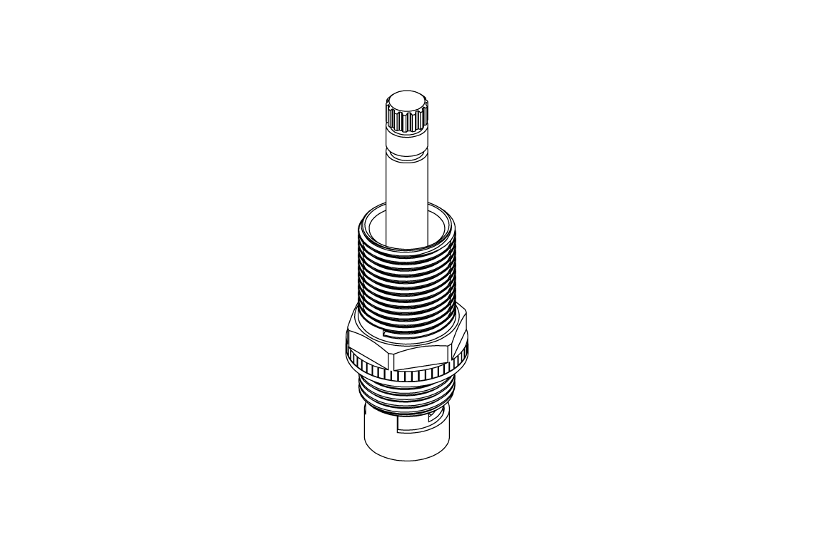 Livia quarter turn spindle ceramic disc left turn close – Enware