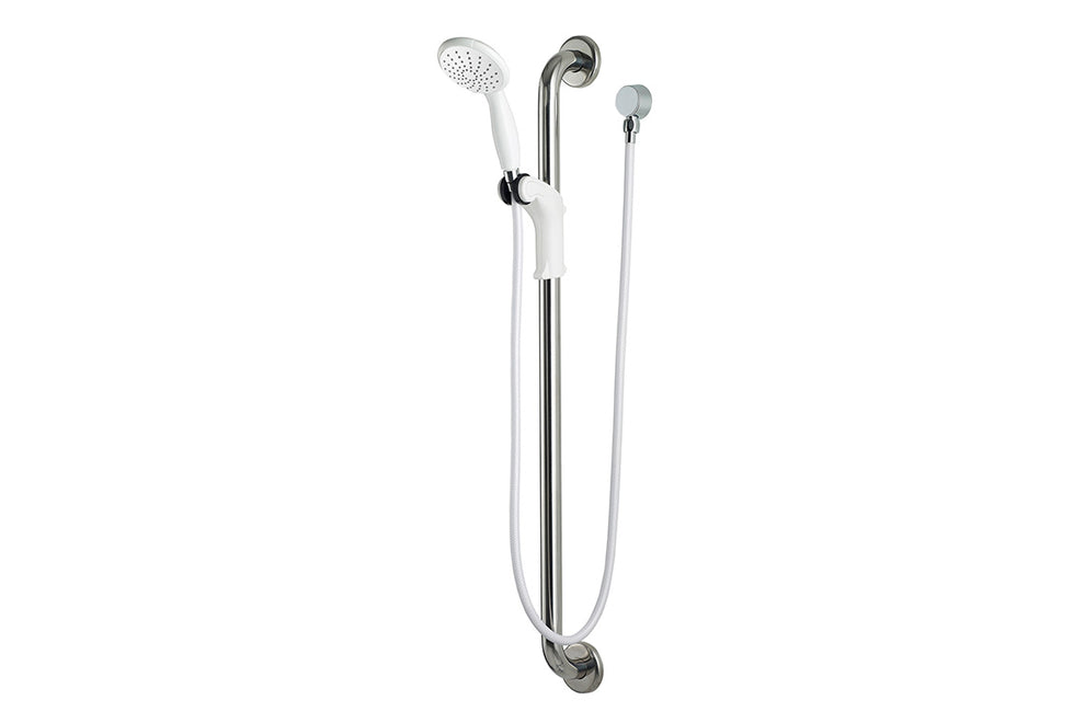 Elbow/Adjustable Shower Head Holder - White – Enware