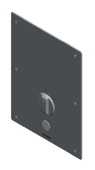 Single Piezo SS Shower Mixer Panel- For WMS – Enware